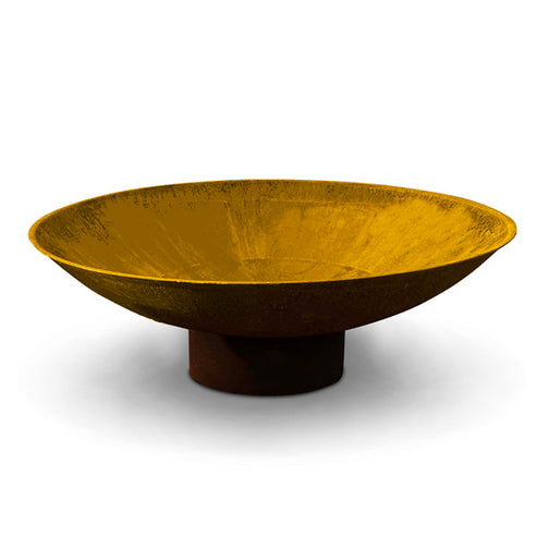 Cast Iron Fire Pit 1000 on Ring Base Rust – Fire Pit Company